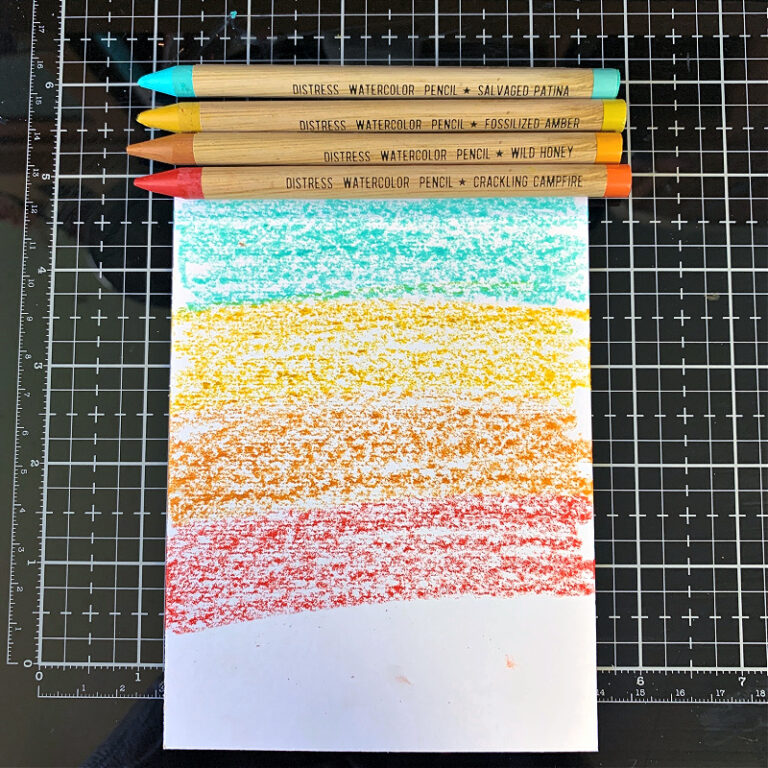 New Distress Watercolor Pencils - Let's Play - Daydreams In Paper